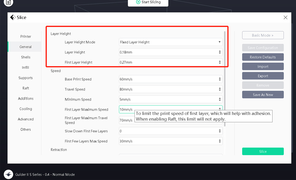 Explanation On 3D Printing Terms Model Slicing Parameters